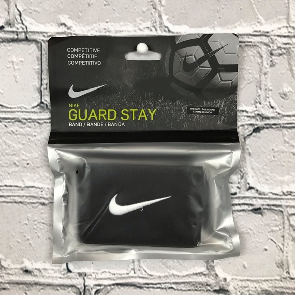 Nike | Accessories | Nike Guard Stay Band Adult Unisex Black Shinguard ...